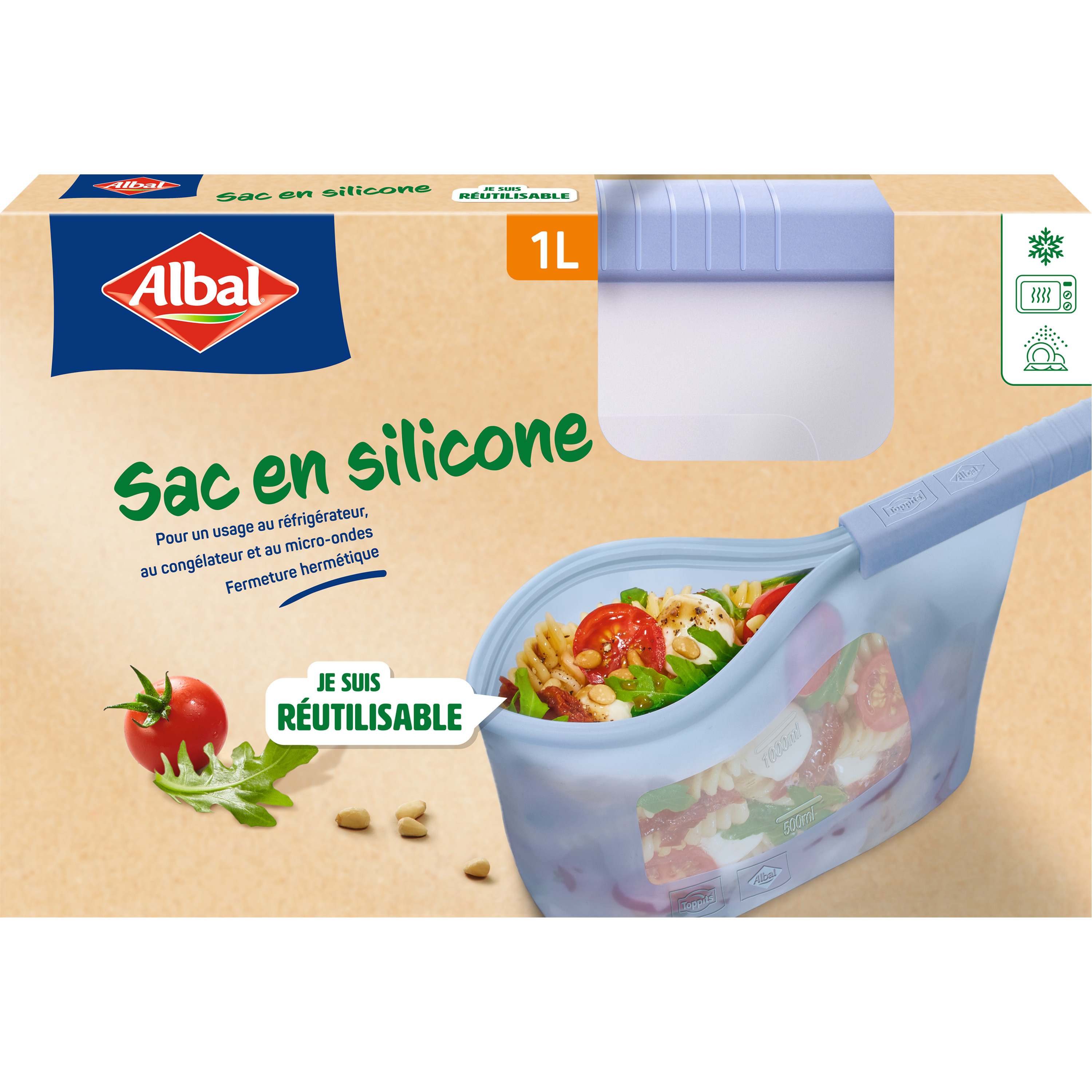 Sacs en silicone réutilisables | Albal®