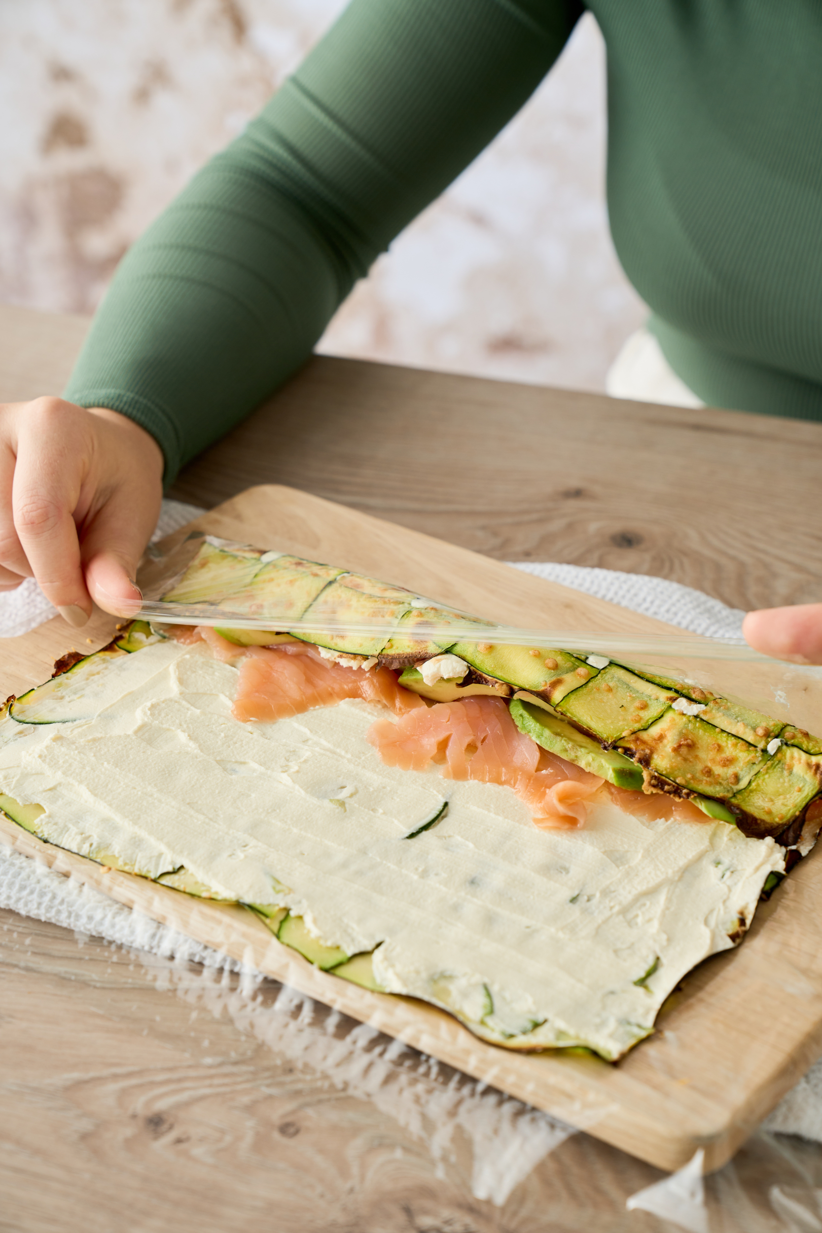 Roulés de Courgette Façon Sushi : Recette Facile | Albal®