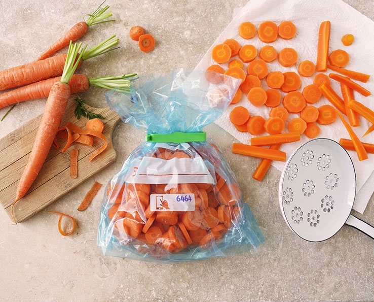 Congeler des carottes : guide de conservation | Albal®