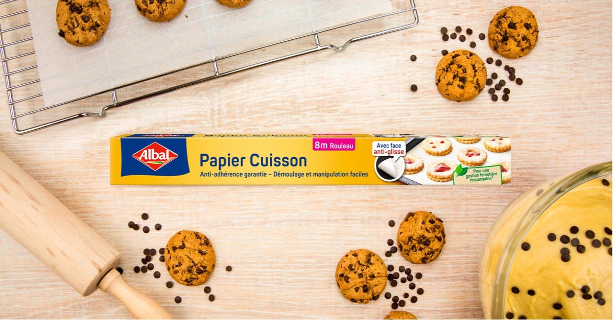 Papier Cuisson d’Albal - Absorbant et anti-adhérent